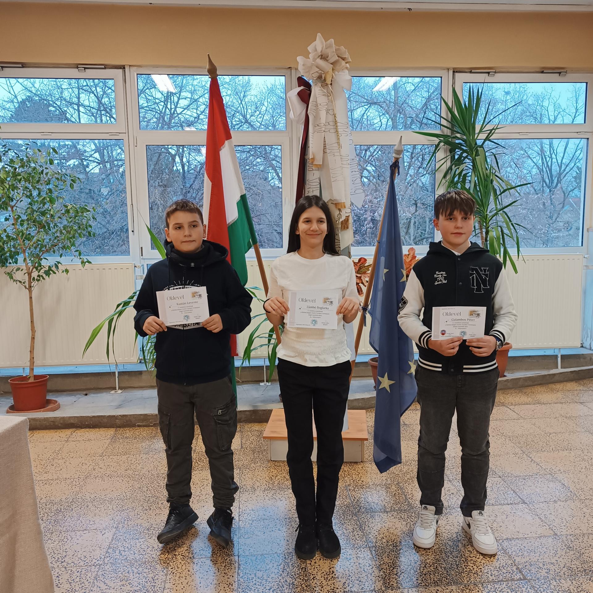 Rozgonyi Úti Általános Iskola - Idegen Nyelvi Verseny eredmények